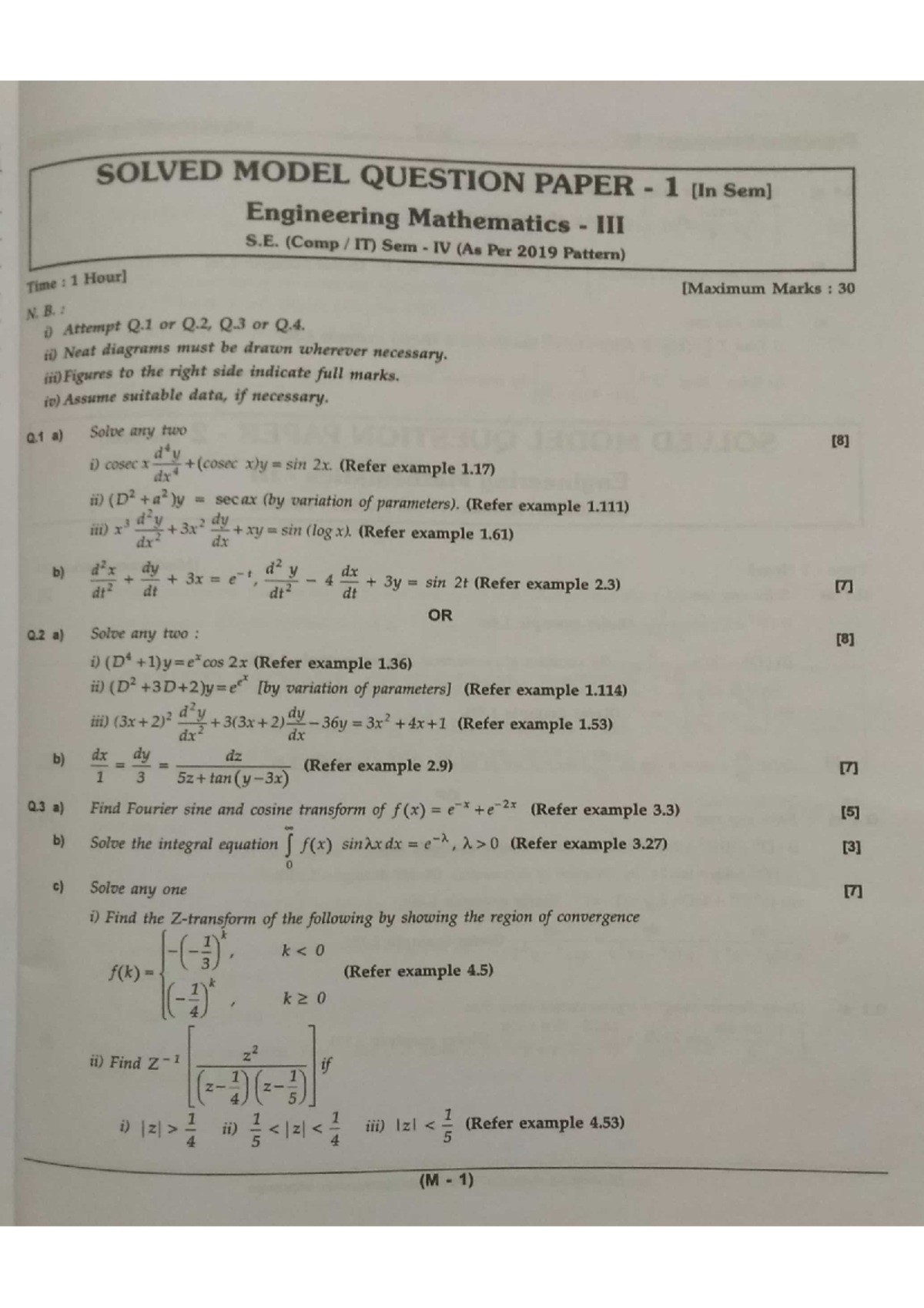 SE Sem-4 Insem Solved Papers - Computer Engineering - Studocu