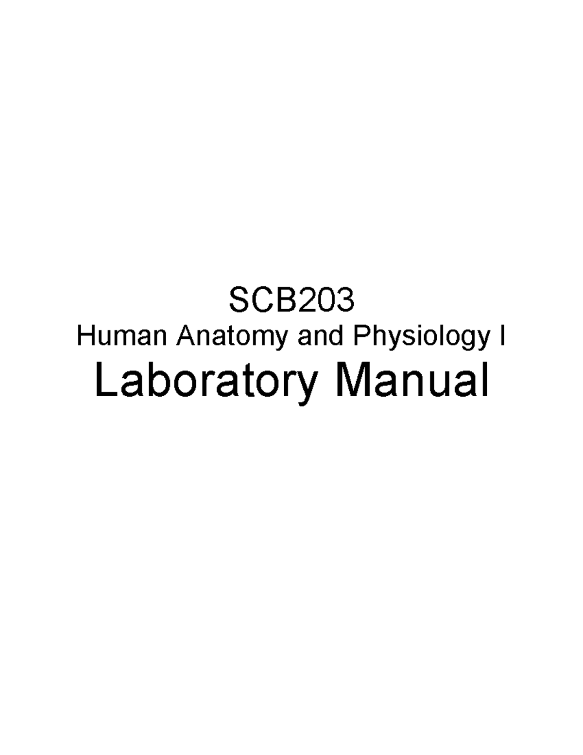 SCB203 Human Anatomy & Physiology I Lab Manual: Particle Movement ...