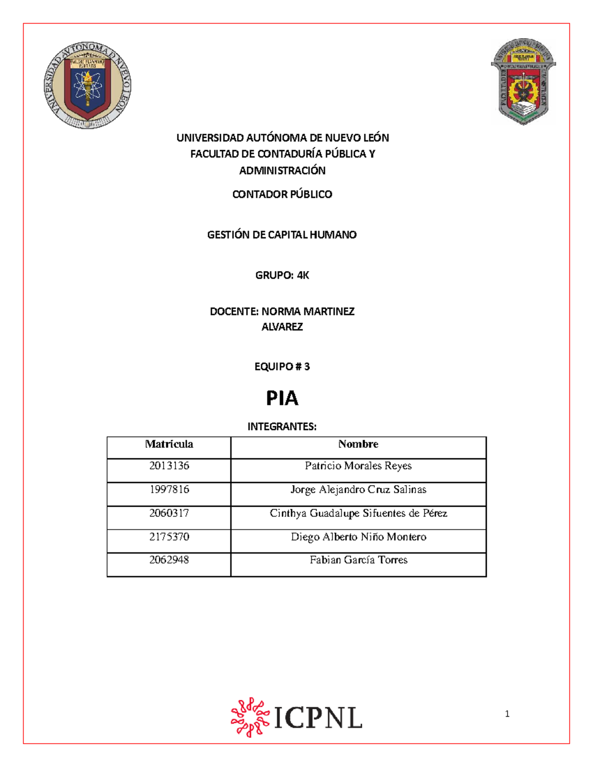 PIA GCH EQ3 - Estudio sobre Gestión del Capital Humano en PyMES - Studocu