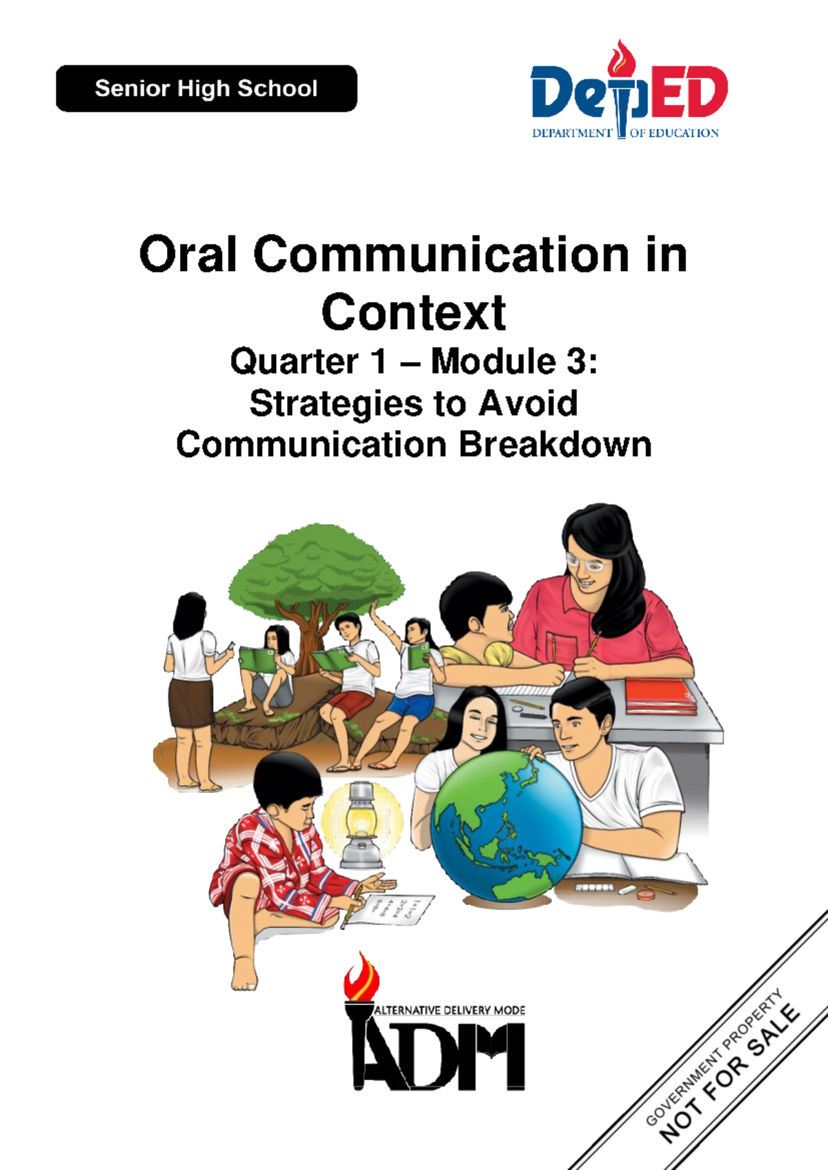 ORAL- Communication 11 Q1 Module 3 - Oral Communication in Context ...