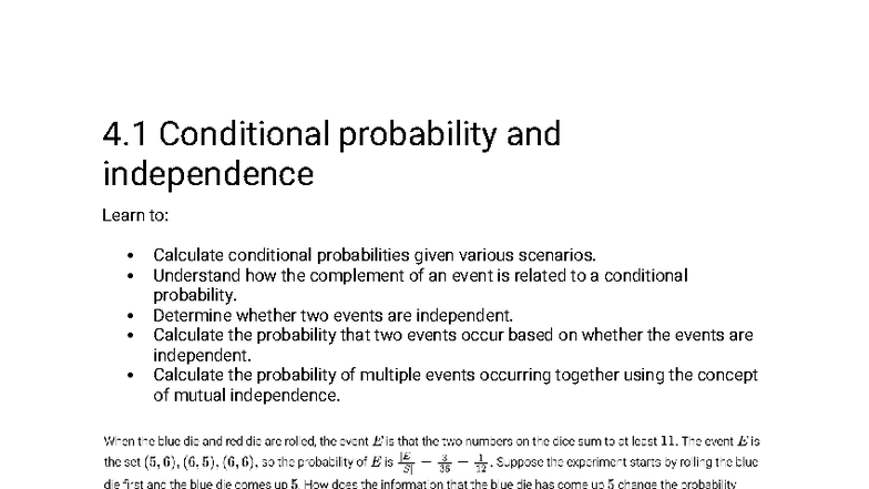 MAT-230 Module 4: Conditional Probability & Random Variables - Studocu