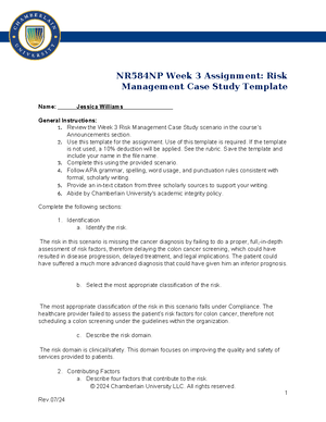 NR585 Picot Week 2 - Week 2 Assignment - NR585NP Week 2 Assignment: PICOT Worksheet Template ...