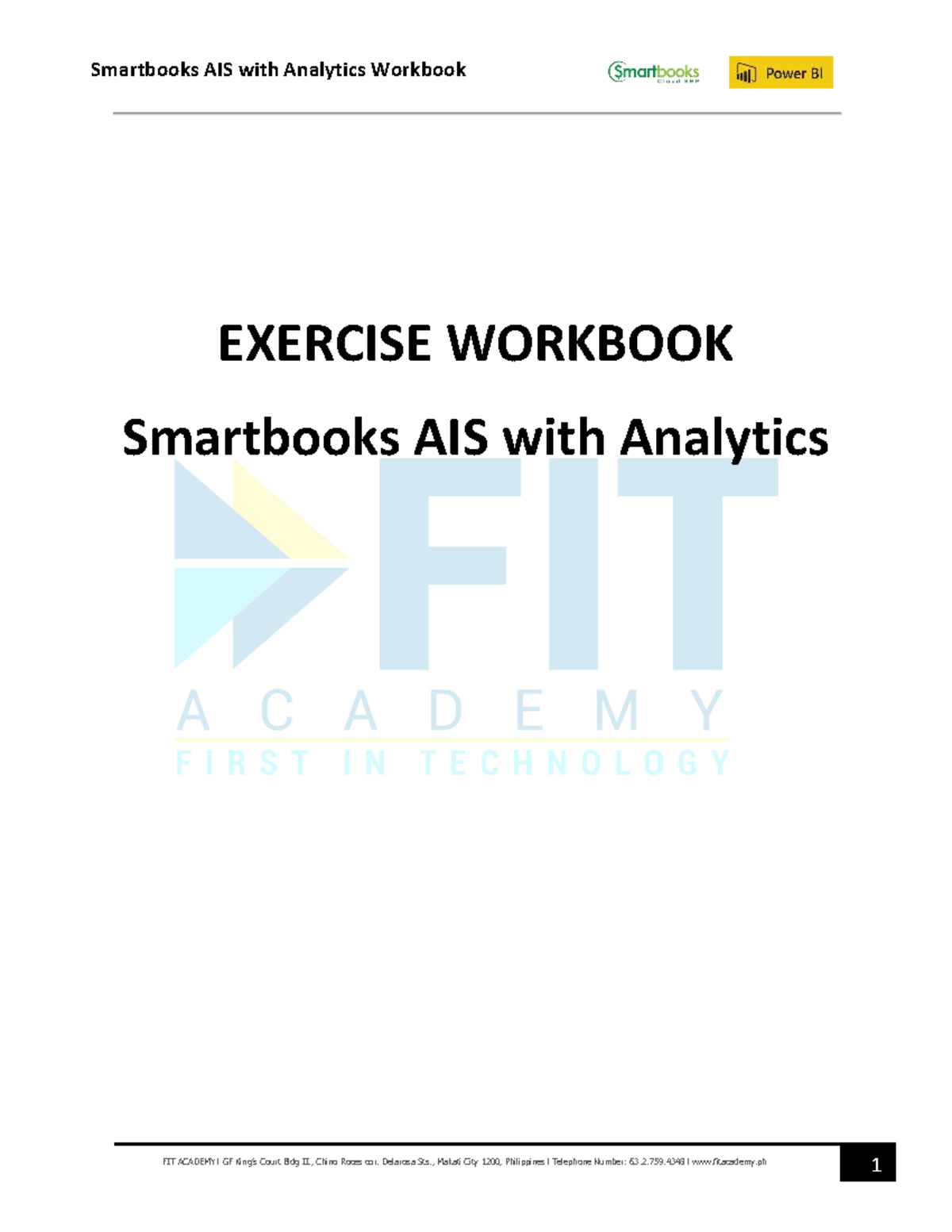 AIS with Analytics Exercise Workbook v2024: Completed Exercises - Studocu