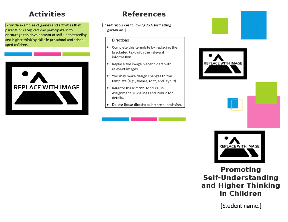 PSY 321 Brochure: Activities to Promote Higher Thinking in Children ...