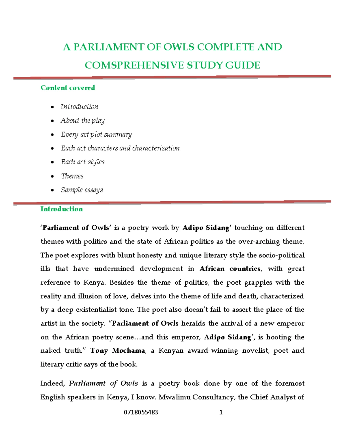 Isimu Jamii Notes: Form 1 to Form 4 Comprehensive Guide - Studocu