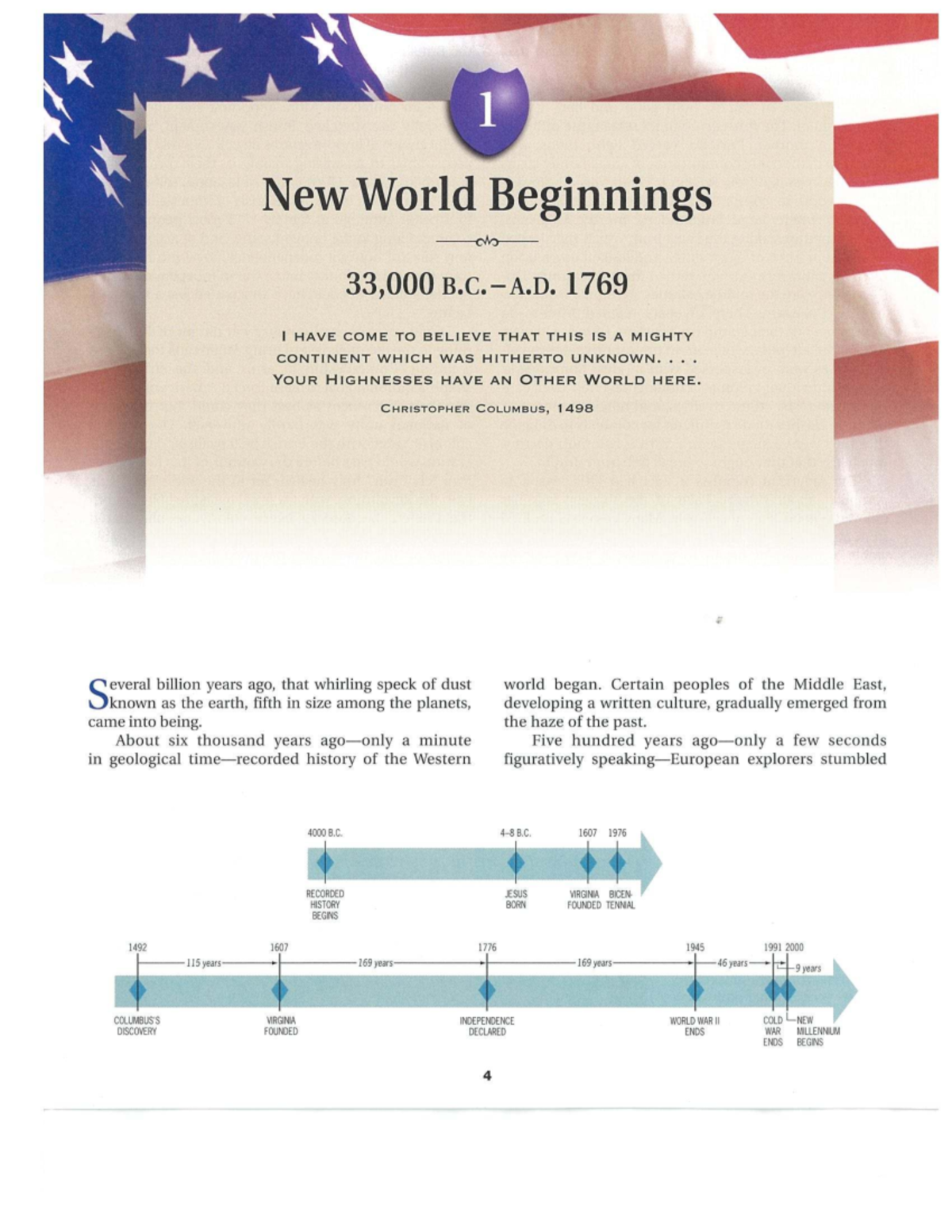 HIST 101: New World Beginnings and the Impact of Exploration - Studocu