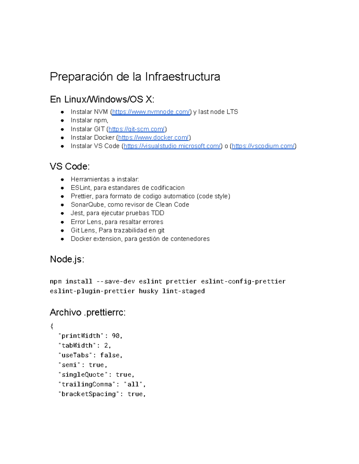 Preparación de la Infraestructura para Node.js y GitHub Actions - Studocu