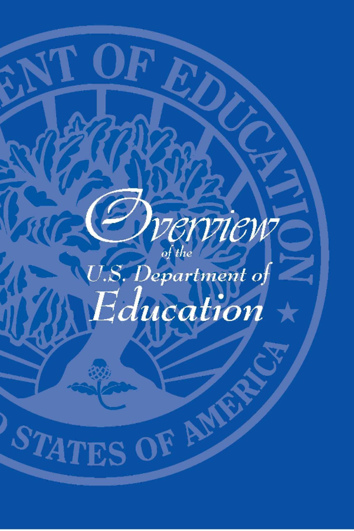 U.S. Department of Education Overview: Key Functions and History - Studocu