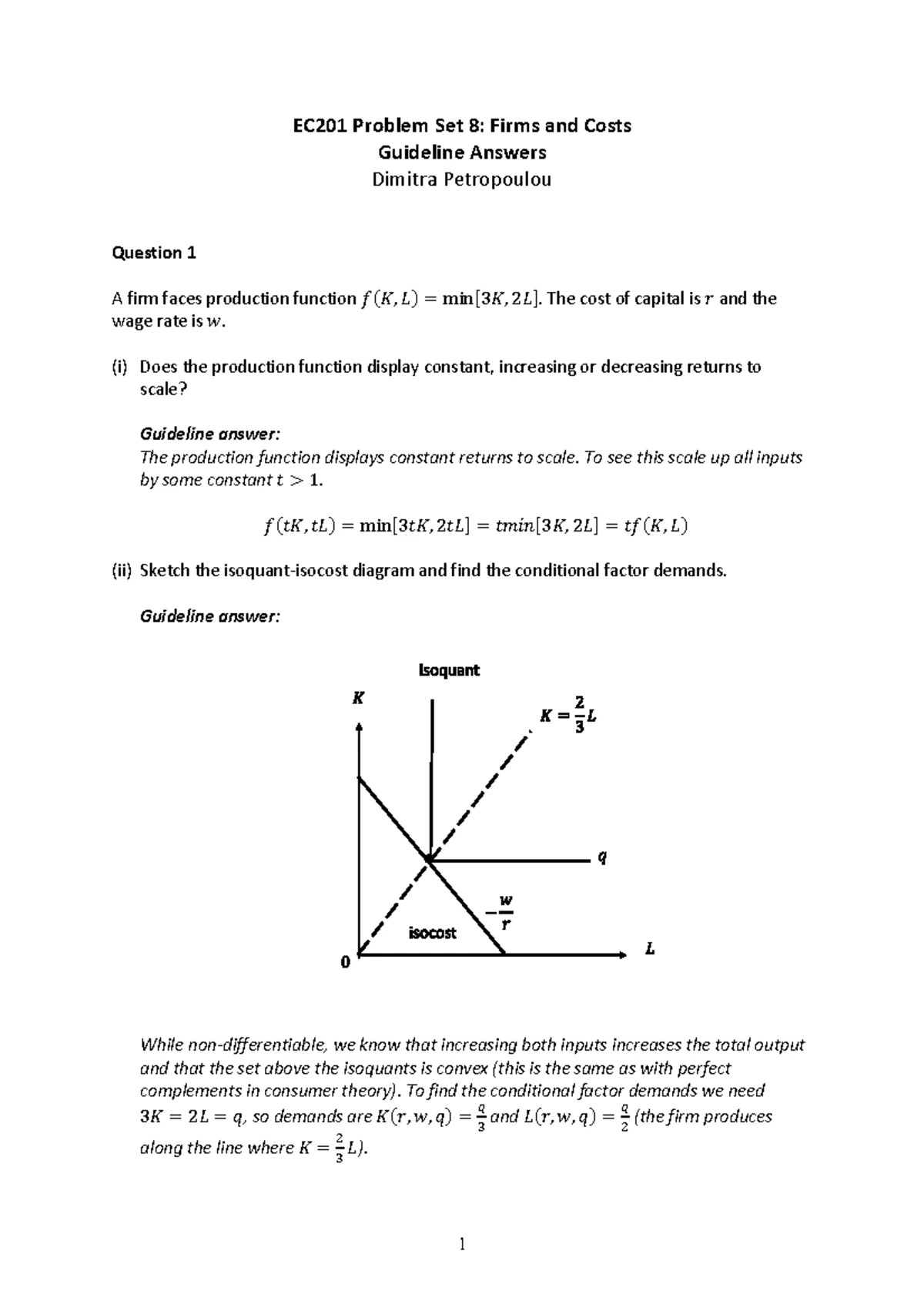 Problem Set 10 Solutions: Analyzing the Prisoner's Dilemma Dynamics ...
