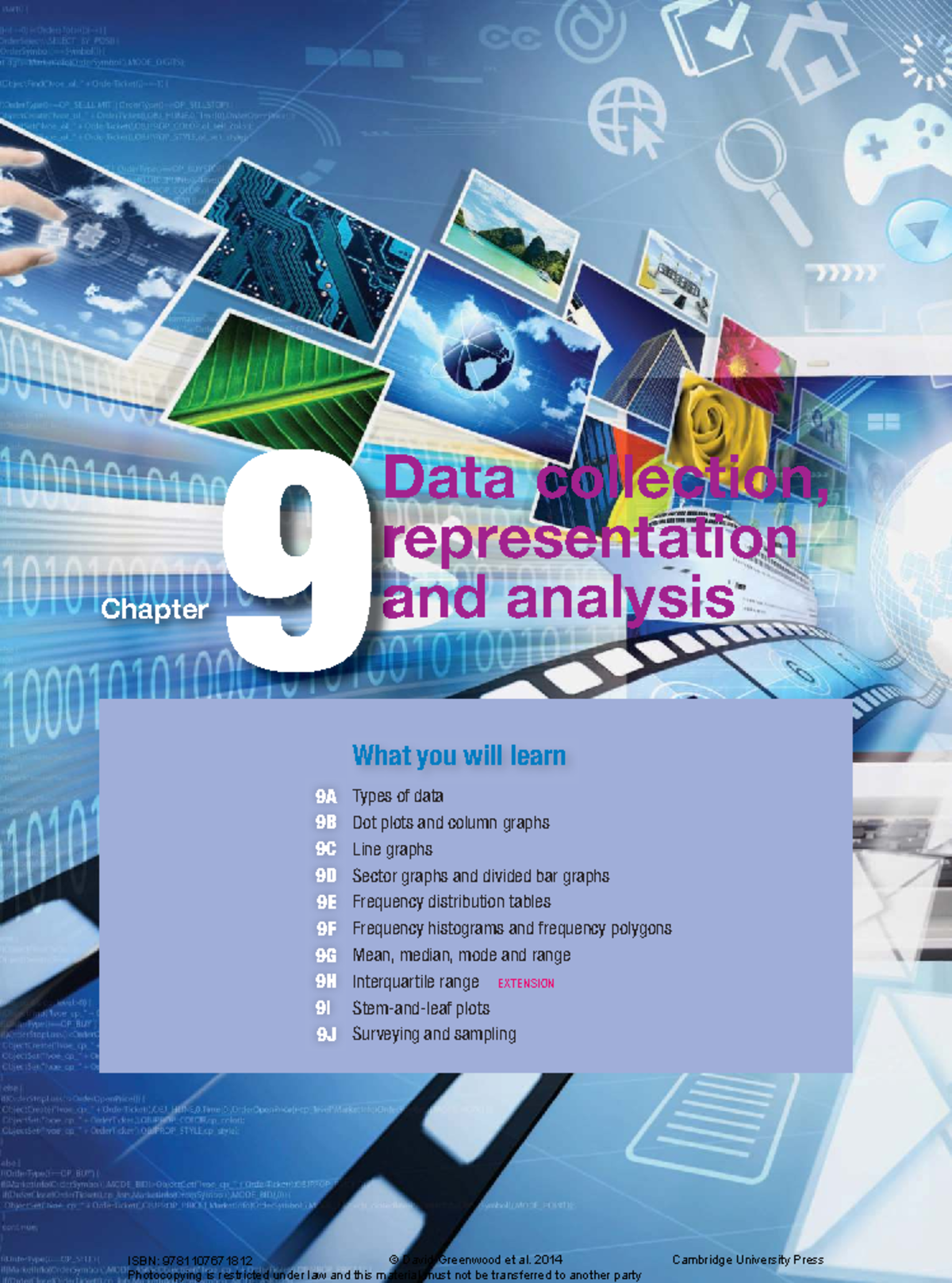 542 Chapter 9 Data Collection, Representation, and Analysis - Studocu
