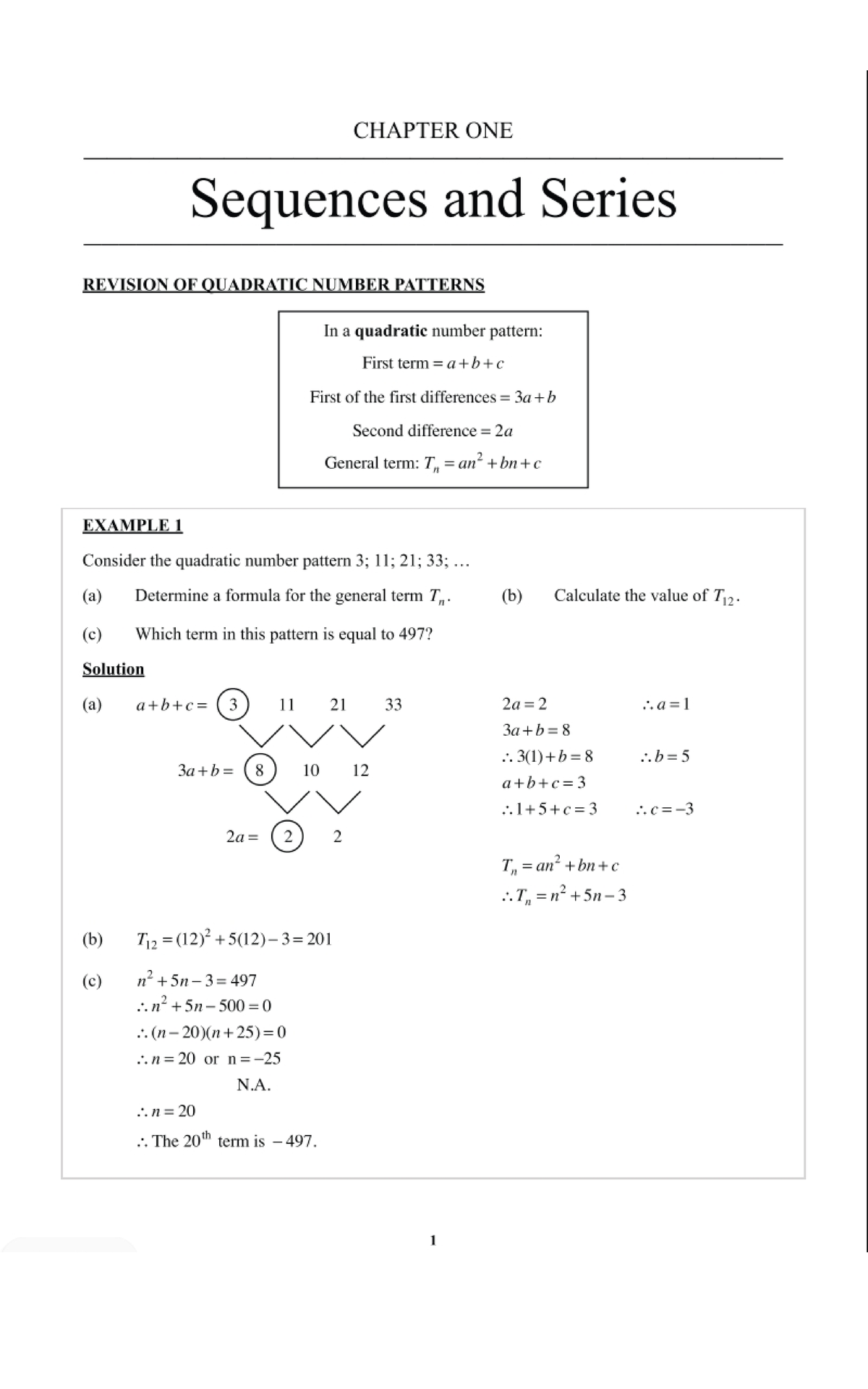 Grade 12 Sequence and Series Revision Notes PACK 250226 085143 - Studocu
