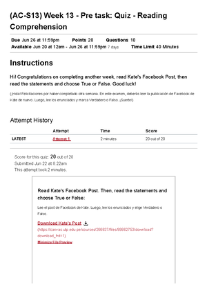 S18(AC-S18) Week 18 - Task Assignment - Final Assignment - “Applying to Disney- Part II” - - Studocu