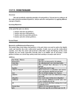 Trigonometry Unit 8 Module - Quadratic Equations - UNIT VIII. QUADRATIC ...
