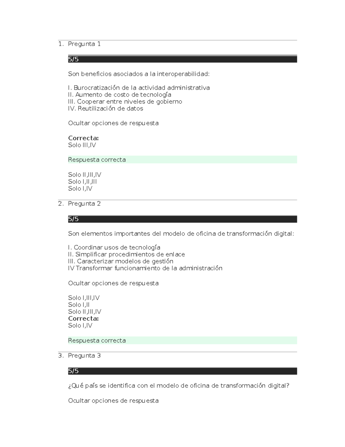 Prueba 1 - Interoperabilidad y Transformación Digital - XXX - Studocu