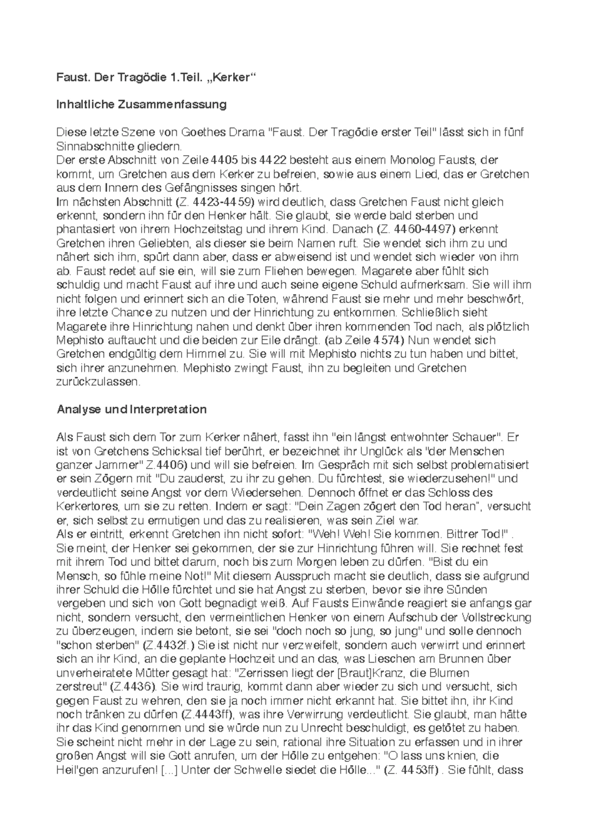 Analyse einer Szene Formulierungshilfen - Materialsammlung DaZ ...