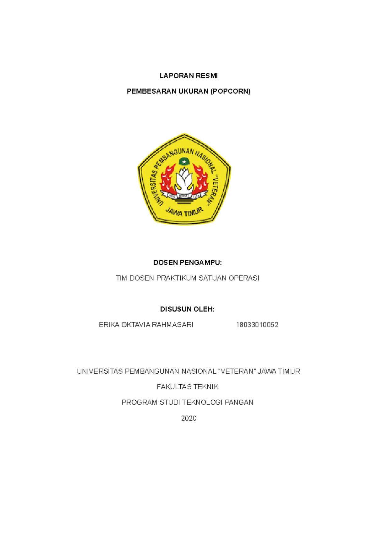 Laporan sentrifugasi - MAKALAH SENTRIFUGASI DOSEN PENGAMPU: TIM DOSEN ...