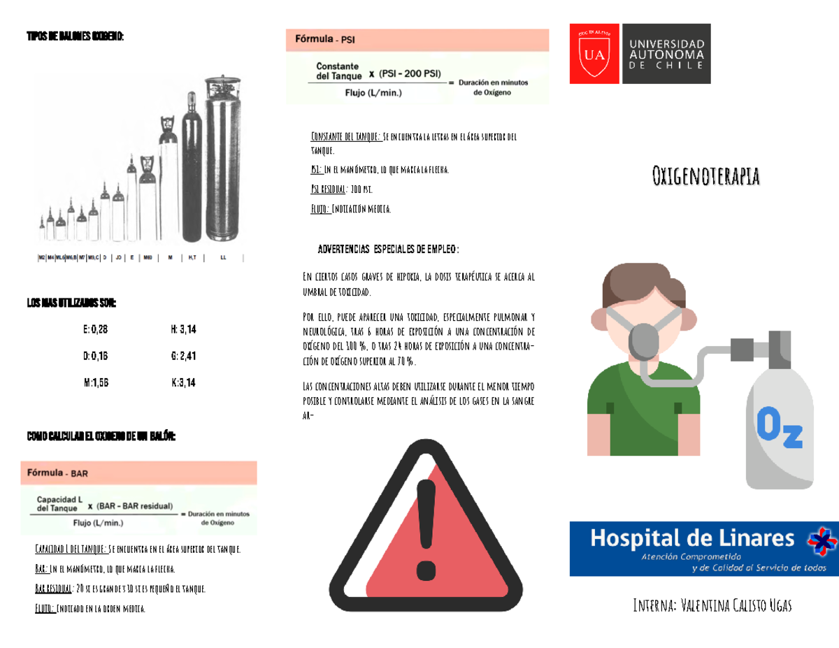 Oxigenoterapia 2 - Tipos y Dispositivos de Administración - Studocu