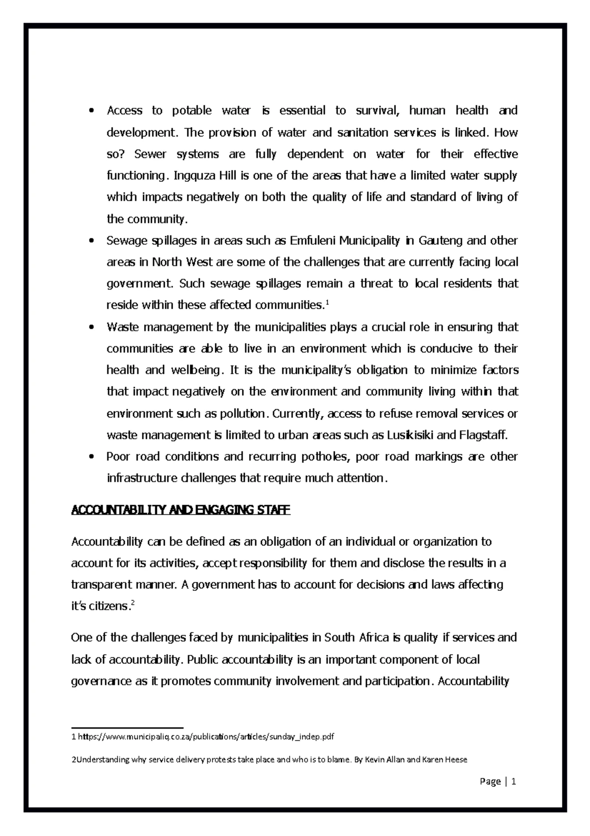 Guidelines on Roles & Responsibilities of Municipal Officials and ...