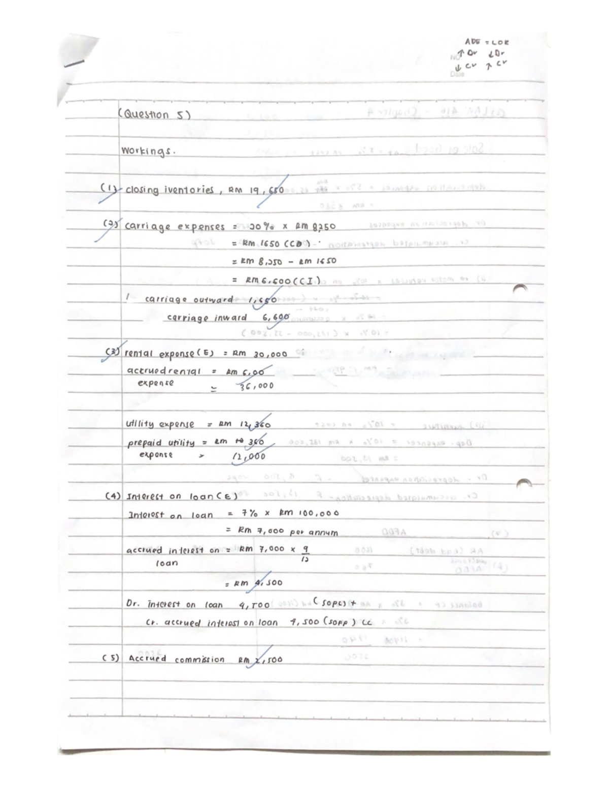 ACC 407 - Excercise Business Account to non accounting students - ADE ...
