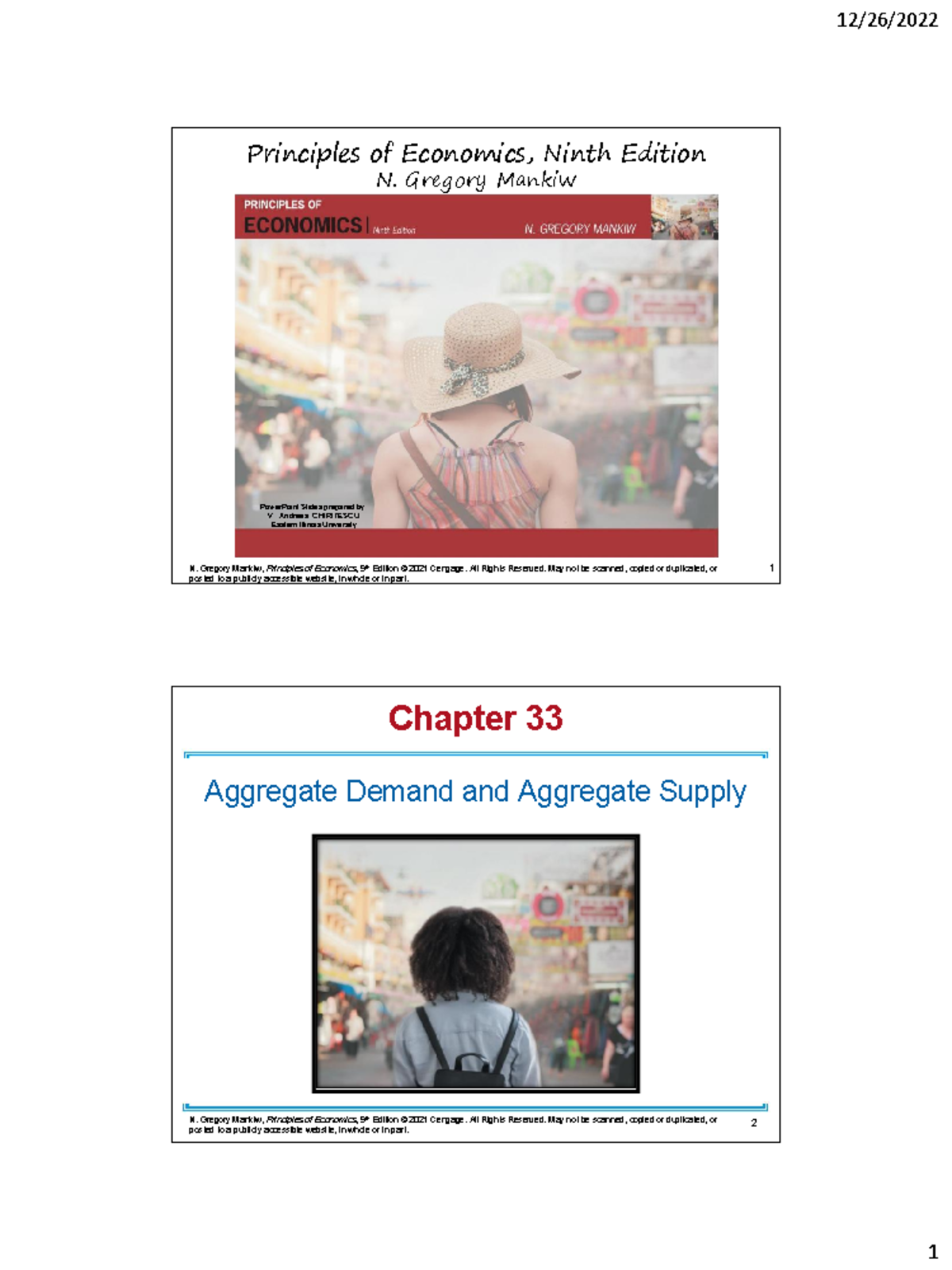 Chapter 33: Understanding Aggregate Demand & Aggregate Supply in ...