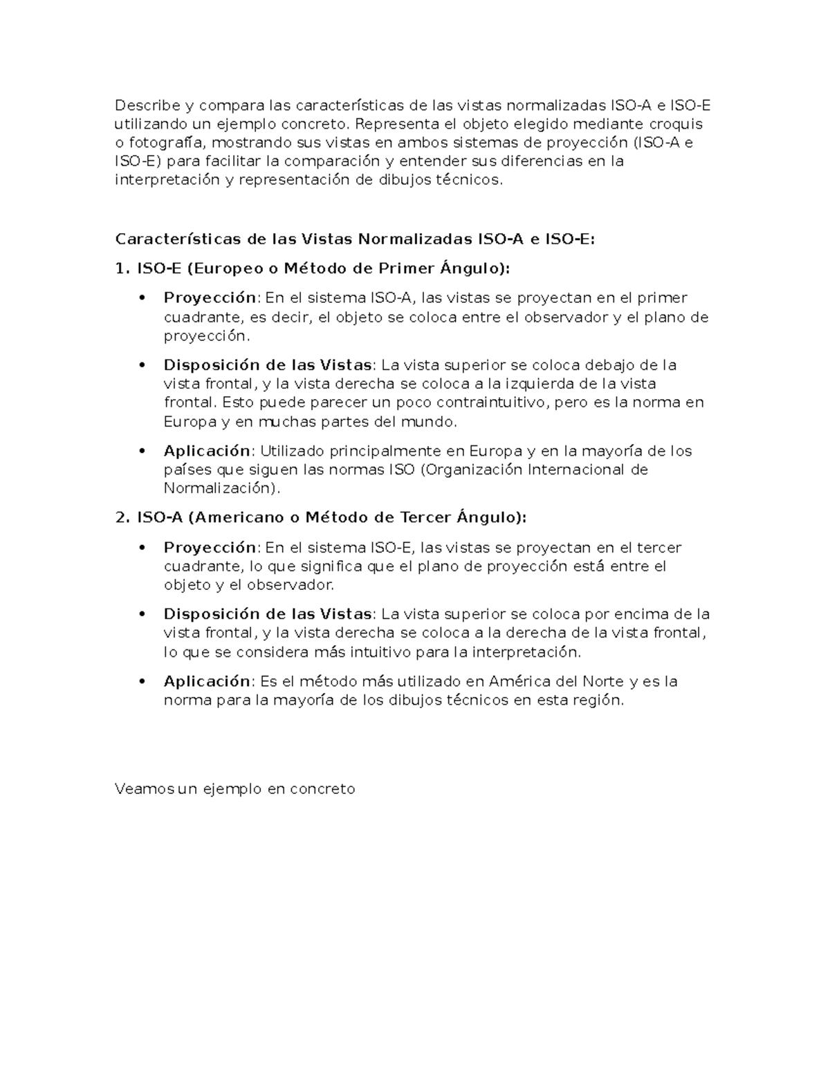 Tarea semana 3 planos - Describe y compara las características de las ...