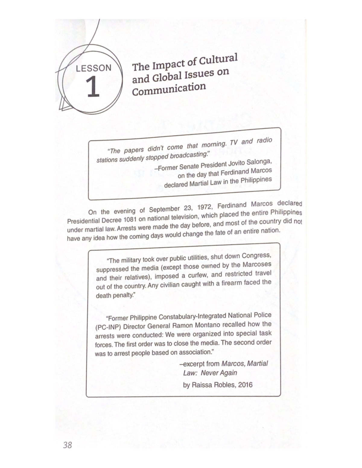 Lesson 2 - The Impact of Cultural Issues on Communication and Society ...