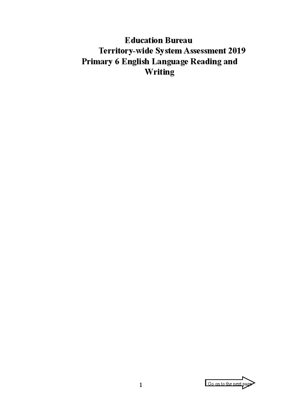 TSA2019 6ERW3 - Primary 6 English Language Article Writing Practice ...