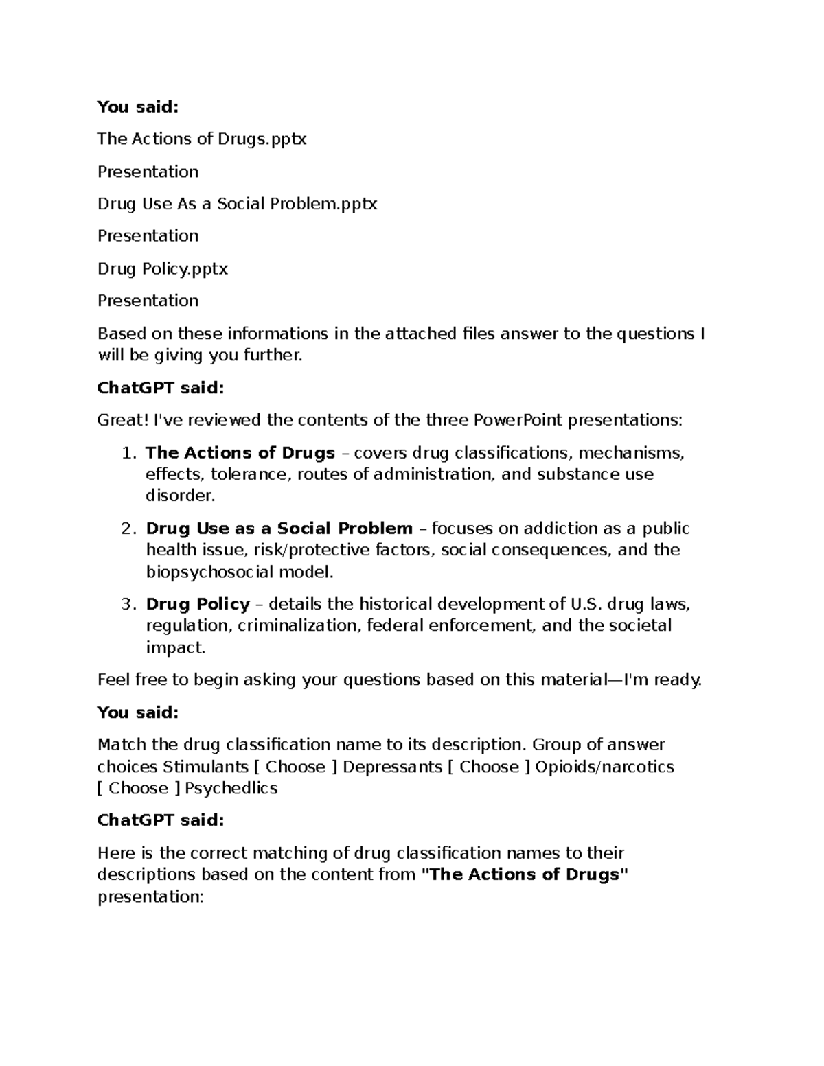 Quiz 2: Drug Use, Policy, and Social Impacts (Week 2) - Studocu