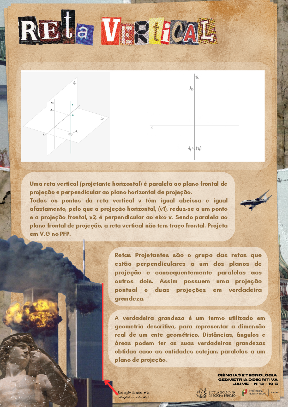 Geometria Descritiva: Reta Vertical na Projeção (Ciências e Tec.) - Studocu