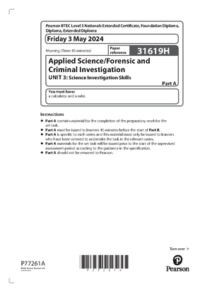 [Solved] unit 3 applied science btec all practicals - Applied Science ...