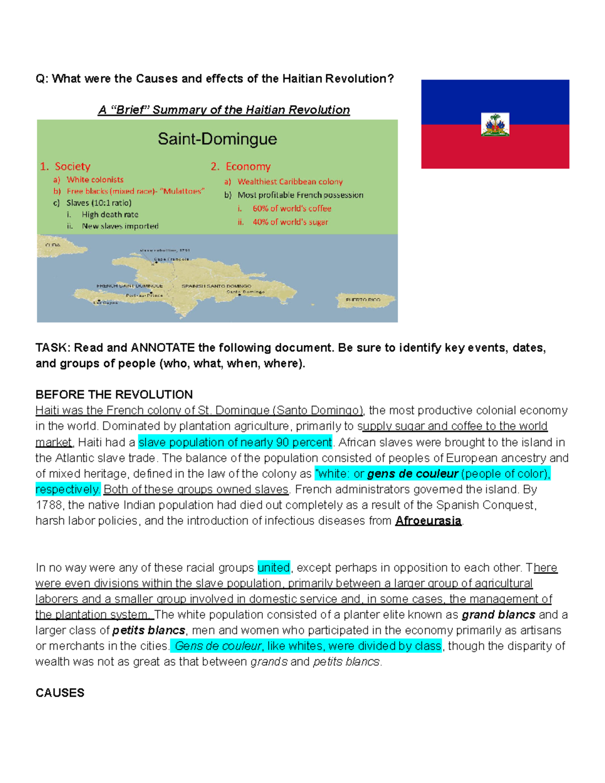 Causes and Effects of the Haitian Revolution: An Insightful Analysis ...