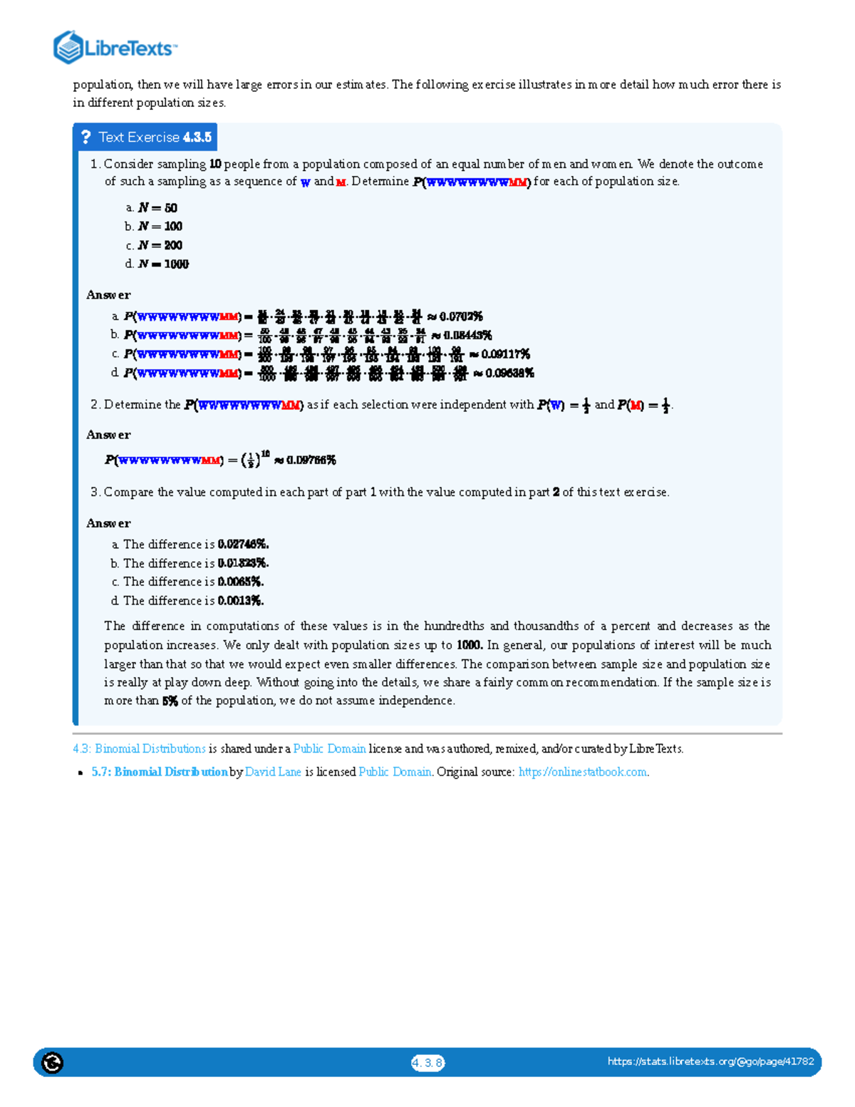Elements of Statistics: Understanding Binomial Distributions (4.3 ...
