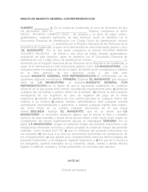 Tesis Grupal - ejemplos de actas y contratos civiles - CLASES DE ...