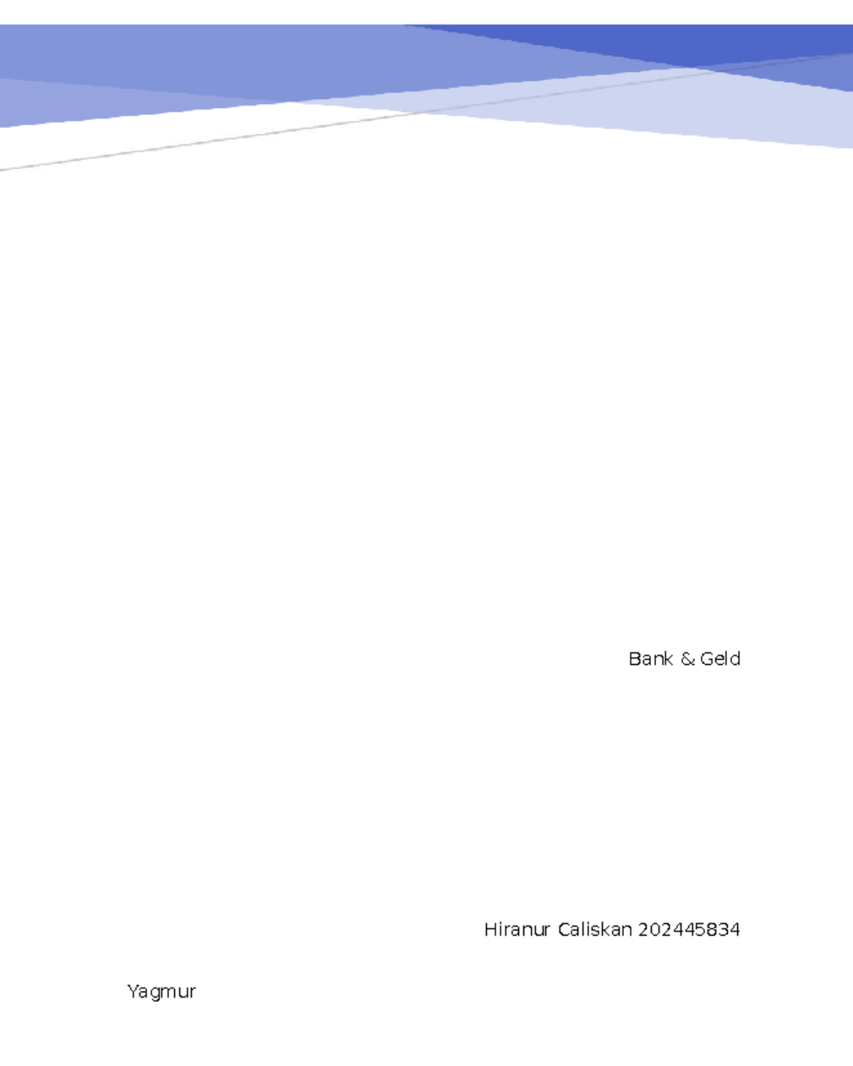 Bank & Geld Samenvatting - Financieel Systeem en Intermediation ...