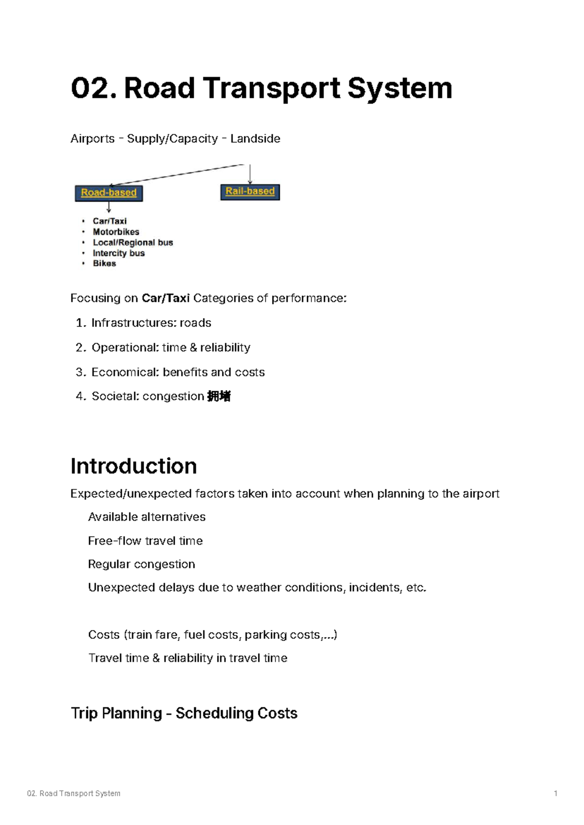 Road Transport System (RTS): Performance Analysis & Insights - Studeersnel