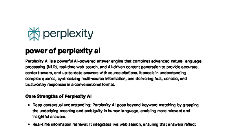 Power of Perplexity AI: Transforming Research & Journalism in 2025 ...