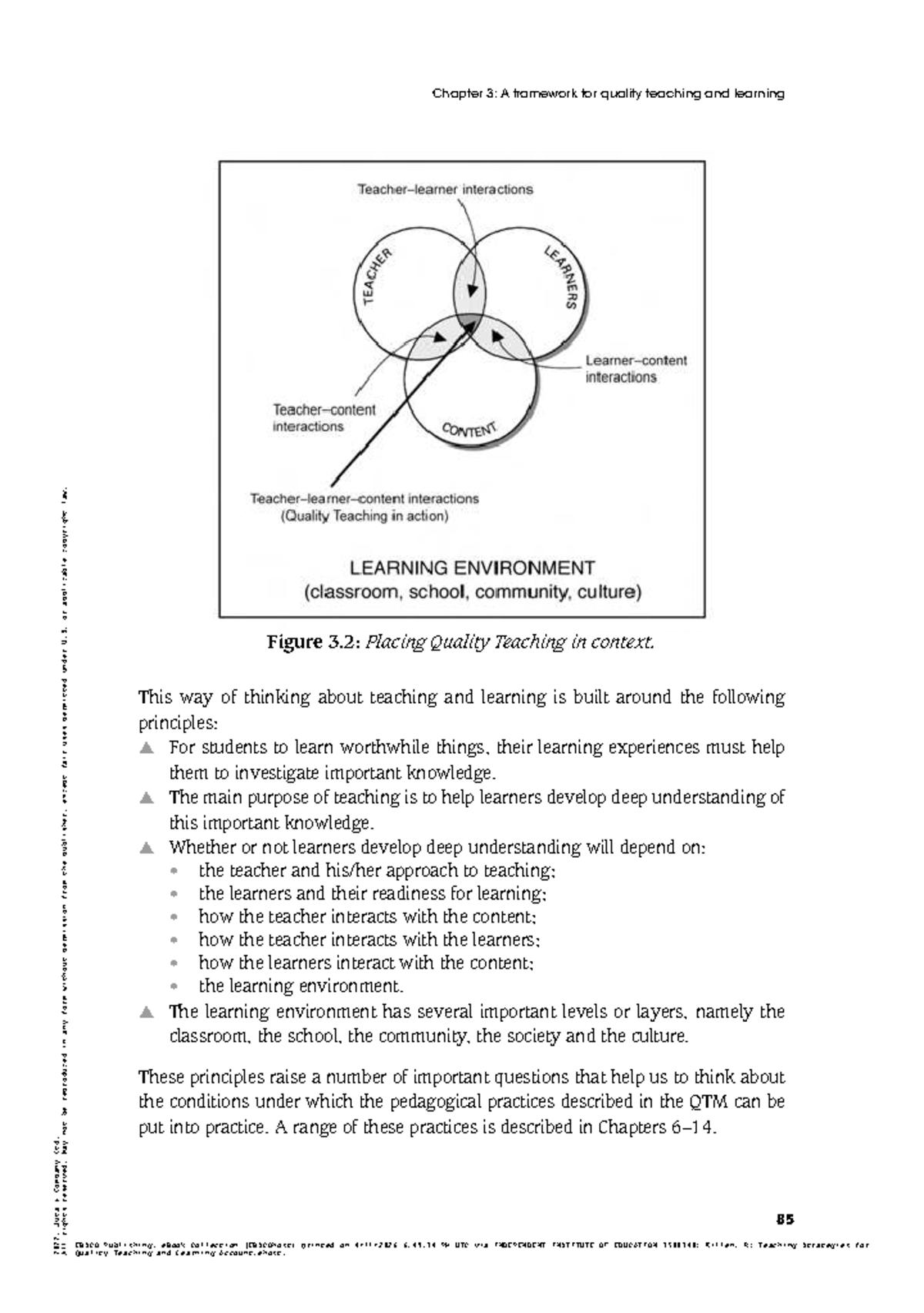 Teaching Strategies for Quality Learning: Chapter 3 Overview - Studocu