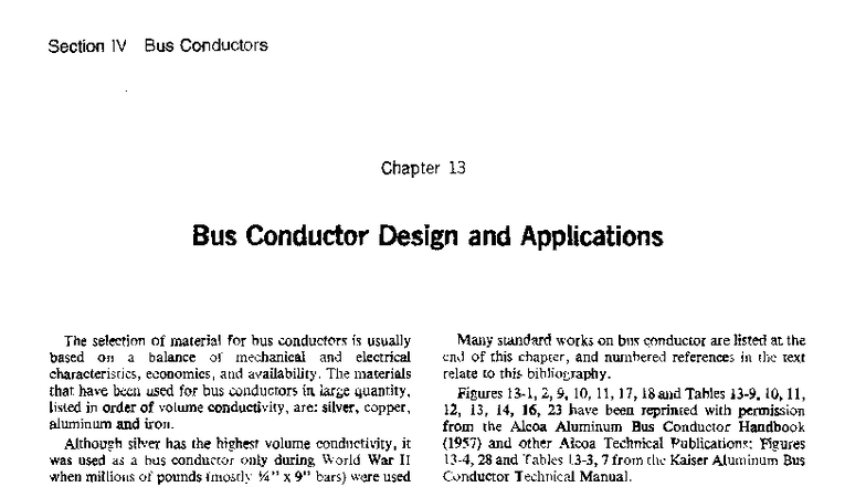 Bus Duct Conductor Design and Applications (Chapter 13) - Studocu