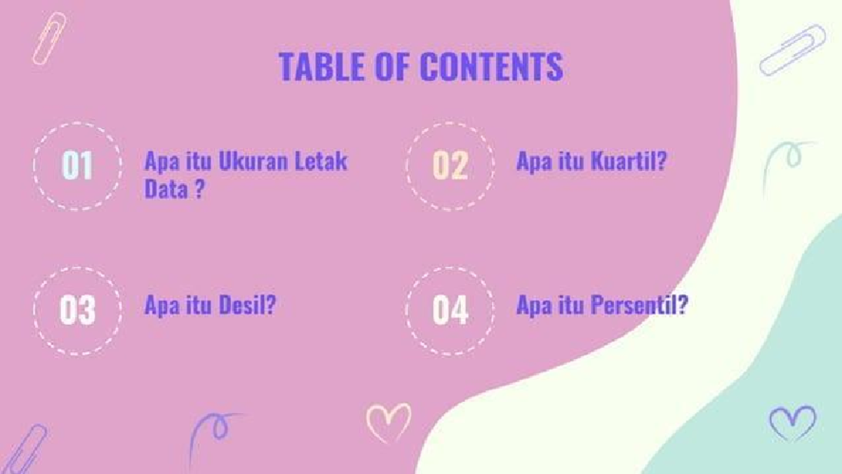 Ukuran Letak Data: Kuartil, Desil, dan Persentil dalam Statistika - Studocu