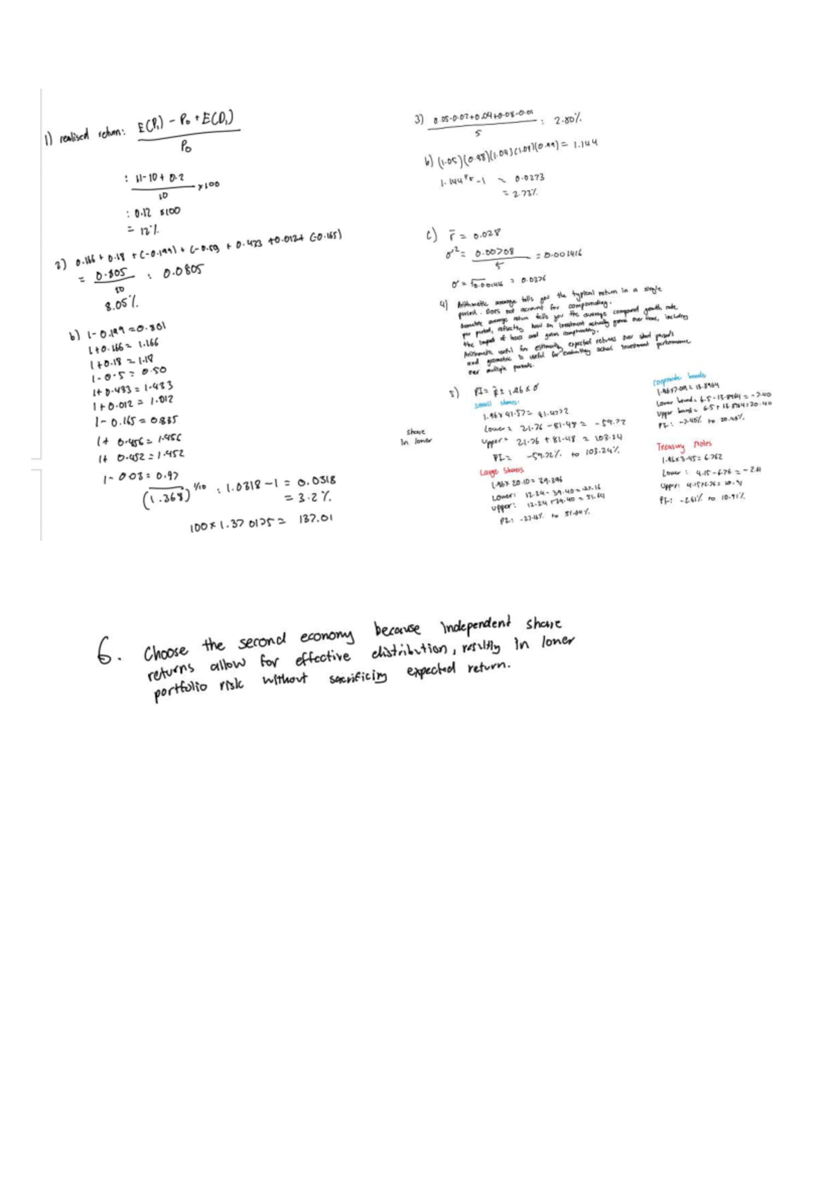Week 11 Tutorial: Understanding Realised and Average Returns - Studocu