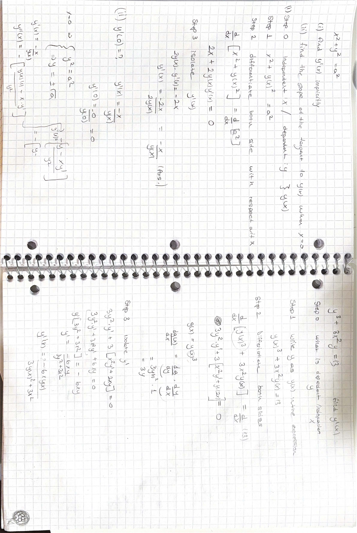 Lecture Notes 1: Implicit Differentiation & Slope Analysis - Studocu