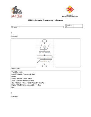 CSS12L: Computer Programming Lab MP1 - Variables, Input & Output Guide ...