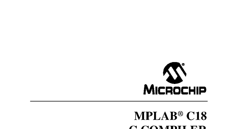 C18 C Compiler Libraries Overview - Microchip Technology Inc. - Studocu