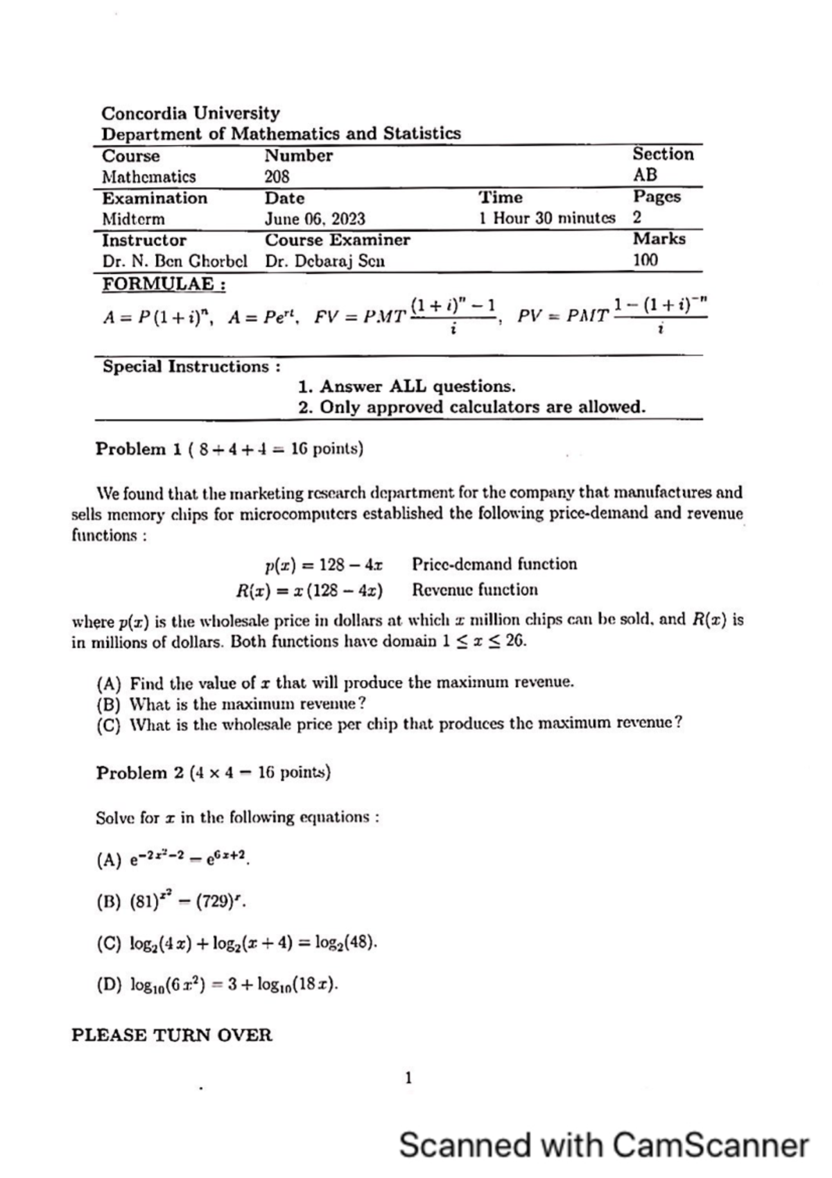 Midterm Exam Study Guide - Summer 2023 - Studocu