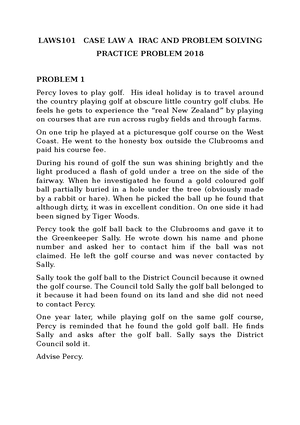 IRAC - How to answer legal problem-based questions for exams - The IRAC ...