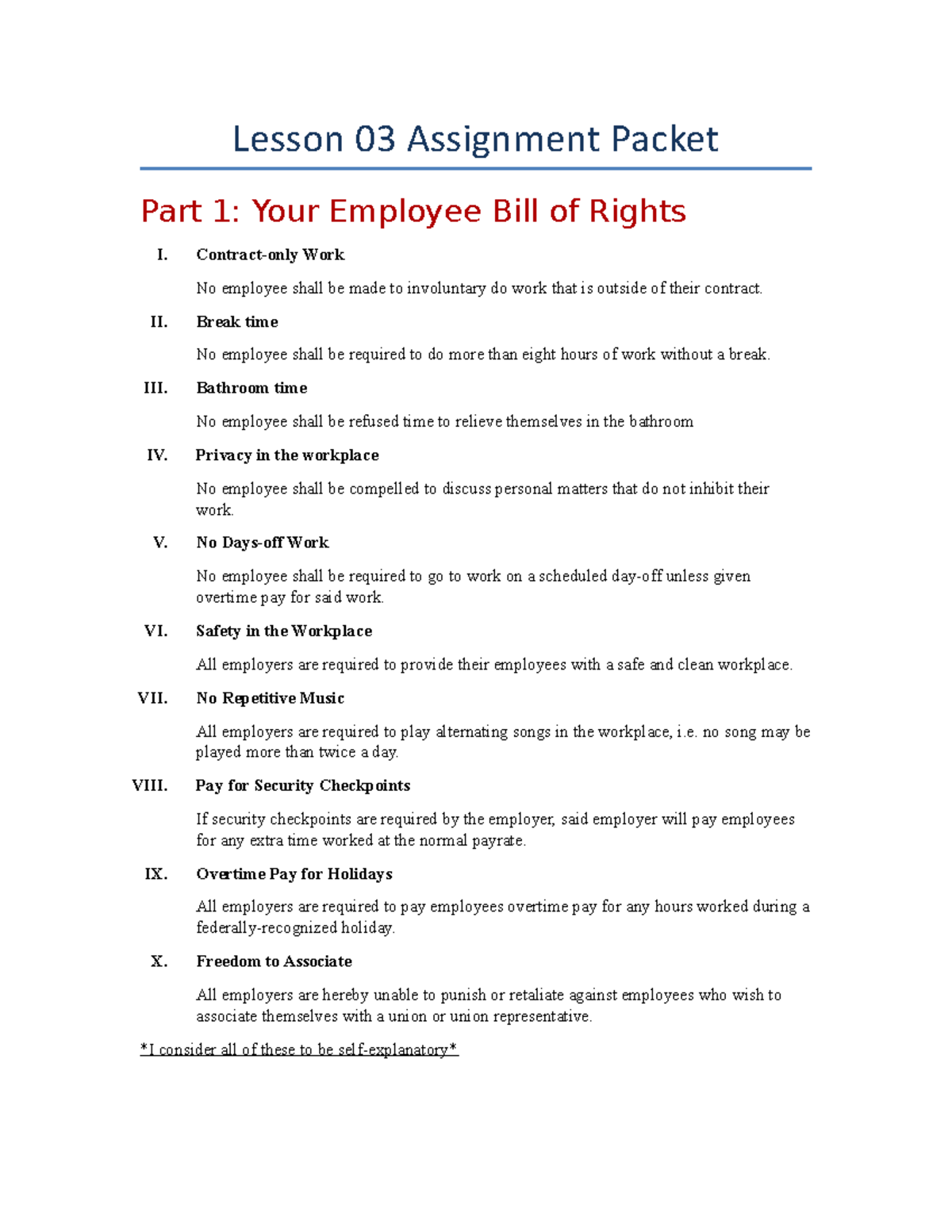 Pol110 Lesson 03 Assignment Packet - Lesson 03 Assignment Packet Part 1 ...