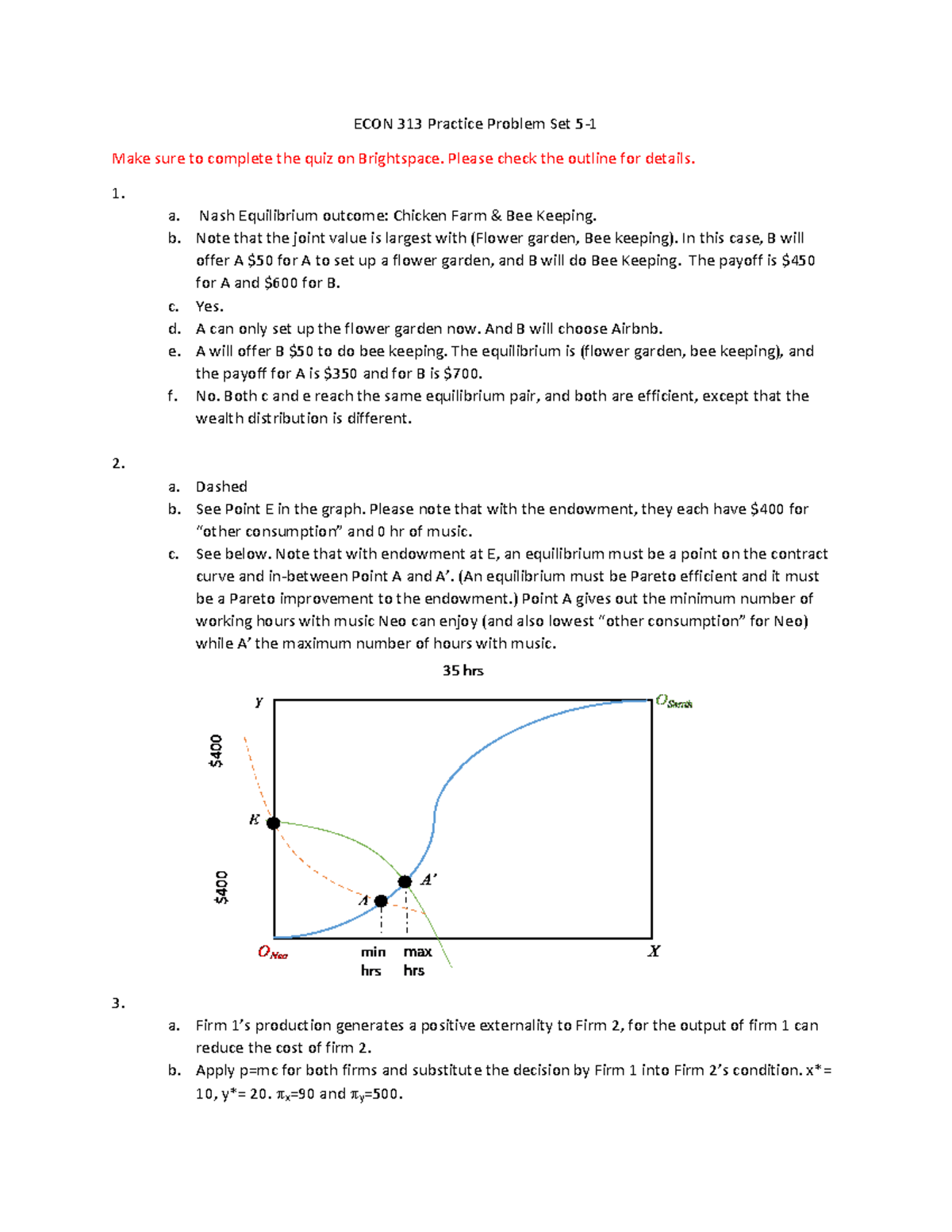 ECON 313 Practice Problem Set 5-1 Suggested Answers - Studocu
