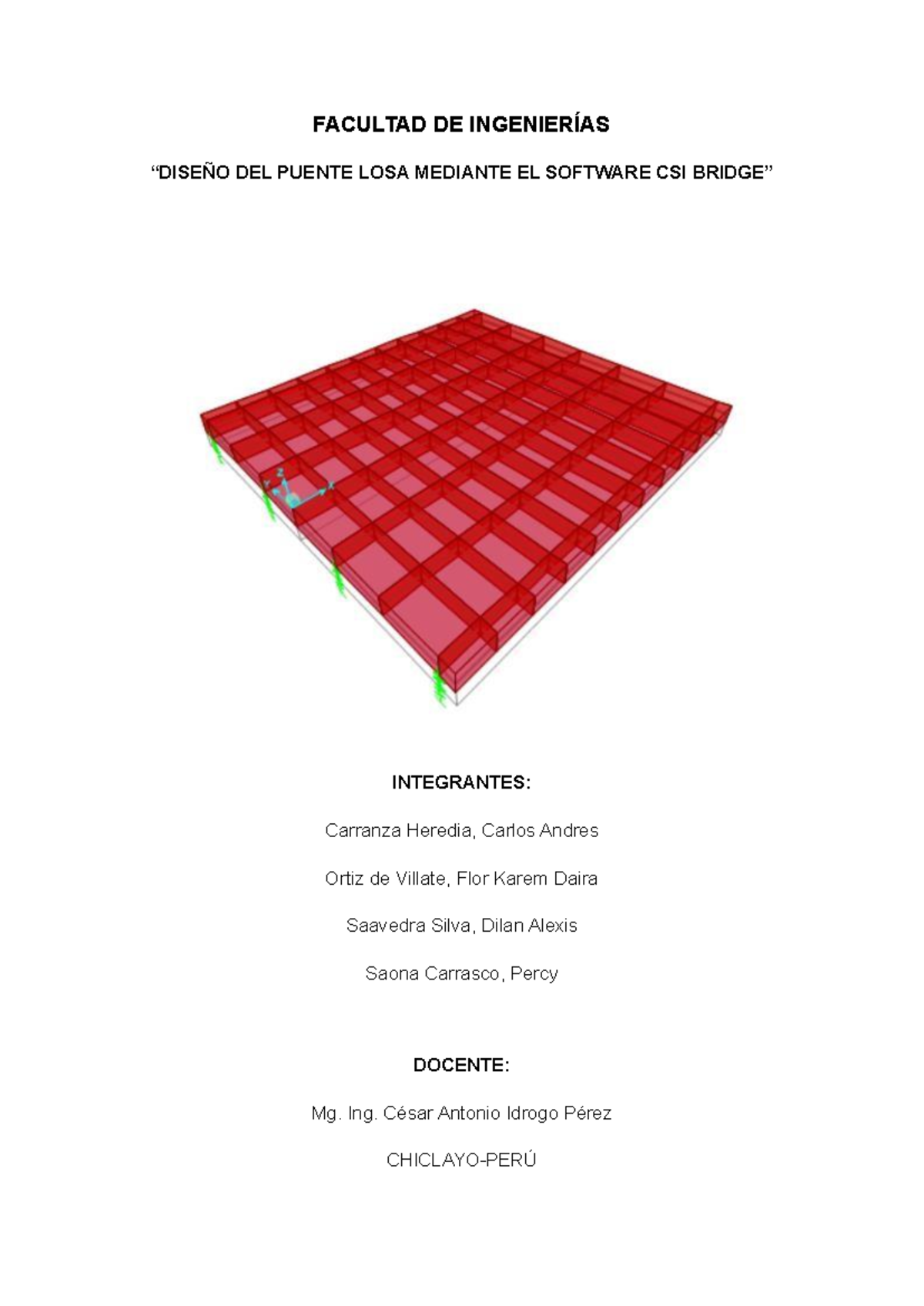 Diseño del Puente Losa con CSI Bridge - Manual Práctico (5.1) - Studocu