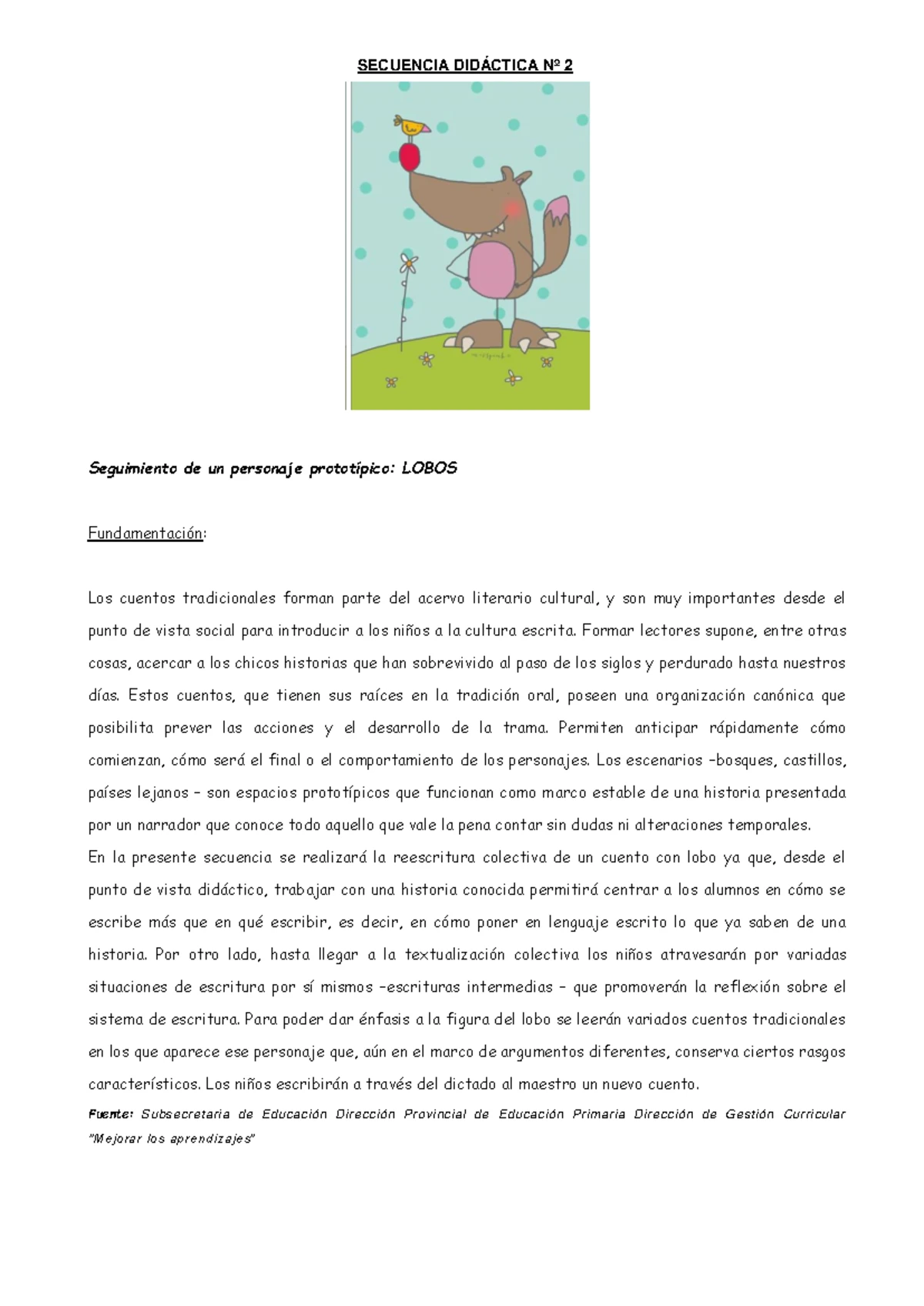 Lobos - Propuestas de Lectura y Escritura en Prácticas del Lenguaje ...