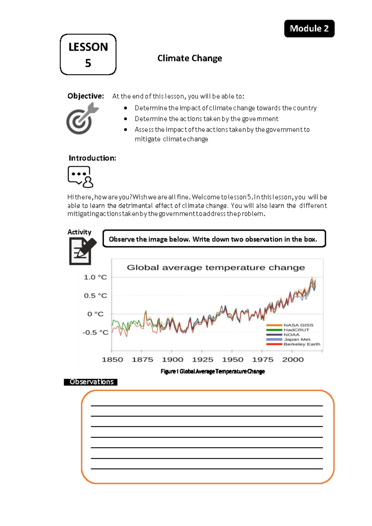 Module 2. Lesson 5. Understanding Climate Change & Government Response ...